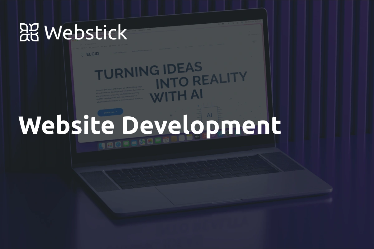 Turnkey website development services. Custom website creation. Website developer.